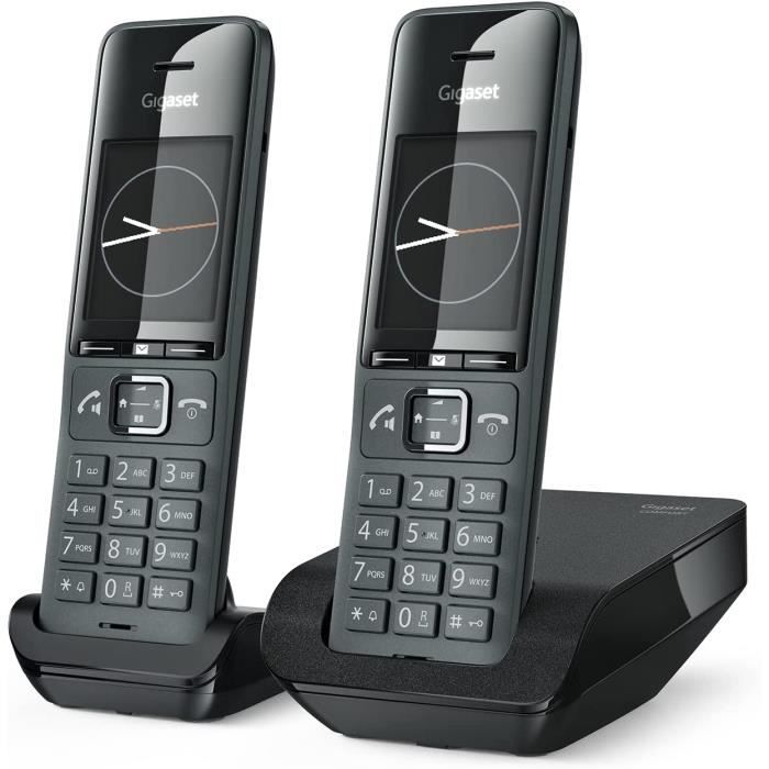 Comfort 520 Duo - 2 Téléphones DECT sans Fil - Design élégant - qualité ...