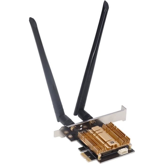 Carte Wifi Pcie Carte R Seau Sans Fil Double Bande Adaptateur Sans Fil Wifi E Pci E Avec