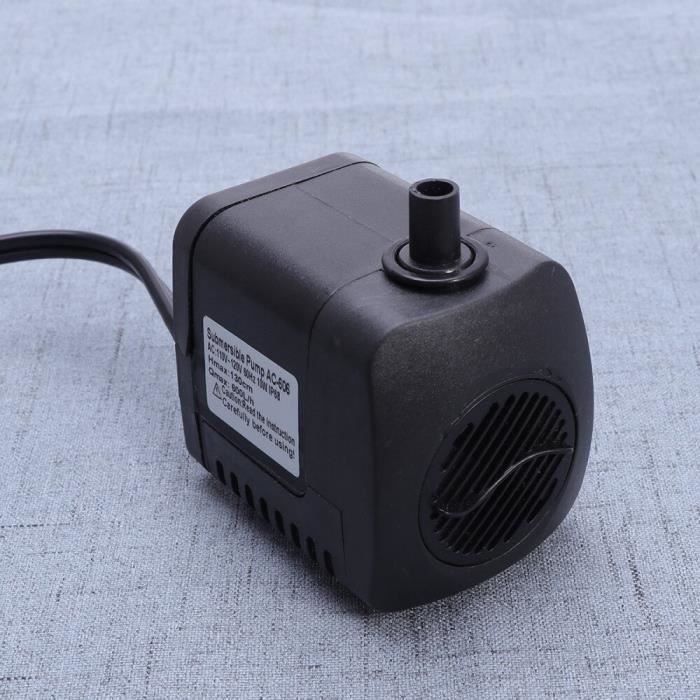 Le noir Mini pompe à eau Submersible 10W, puissante avec cordon d ...