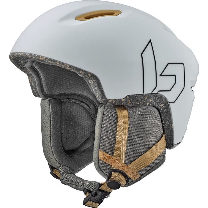 Casque de ski Bollé Eco Atmos - ice white matte - 55/59 cm - Cdiscount ...