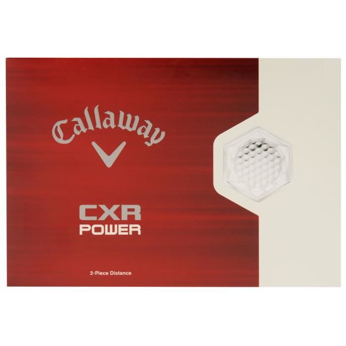 Callaway Cxr Power Balles De Golf Lot De 12 12 Ball Pk Blanc ...
