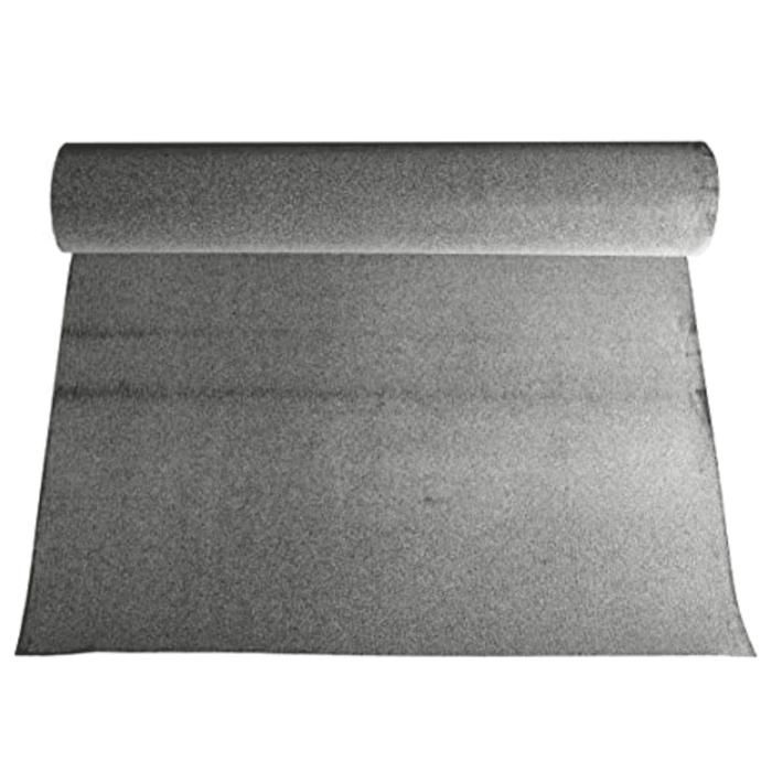 Rouleau de sous-couche bitumée noir sable pour chape - Largeur 1 m ...