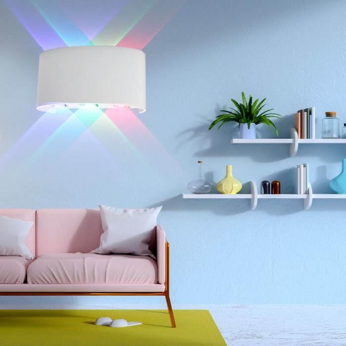 Garosa applique murale LED Applique murale simple d'intérieur à LED RVB ... Garosa applique murale LED Applique murale simple d'intérieur à LED RVB ...