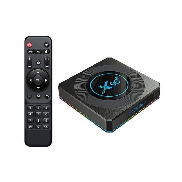 X96 X4 Amlogic S905X4 Smart TV Box Android 11 Dual Band Wifi BT4.1 Gigabit 4K Youtube Lecteur ...