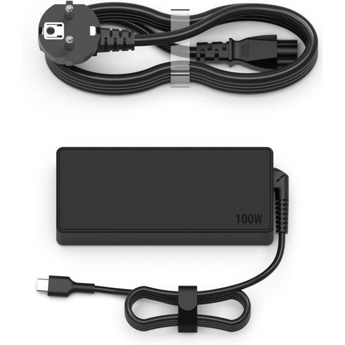 Chargeur USB C 100W - HP - C0077 - Compatible MacBook Pro et Lenovo ...