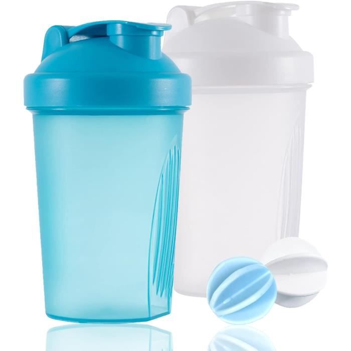 HIUSITY Shaker Shaker Shake protéiné avec boule pour sha protéinés, sha ...
