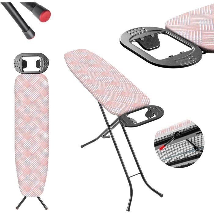 KADAX Table à Repasser 110 x 30 cm, Planche Pliable avec Housse en ...