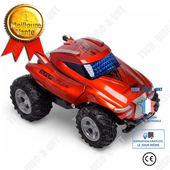 TD® Voiture de cascade télécommandée sans fil à 360 degrés pour enfants tout-terrain rapide sans ...