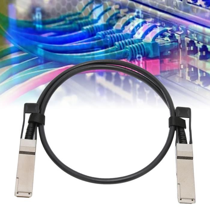 Câble DAC 100G QSFP28 QSFP28 à QSFP28 100G DAC câble optique haute ...