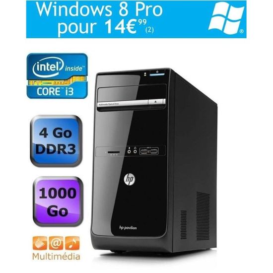 HP Pavilion p6-2140ef Desktop PC - Cdiscount Informatique