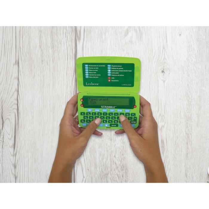 SCRABBLE Dictionnaire électronique officiel LEXIBOOK - nouvelle édition ...