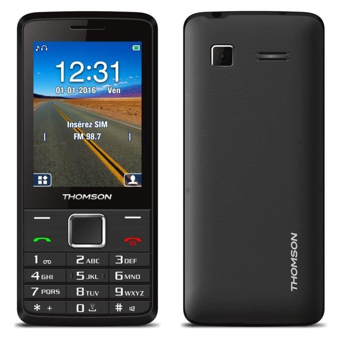 Thomson Tlink 28+ Noir - Cdiscount Téléphonie