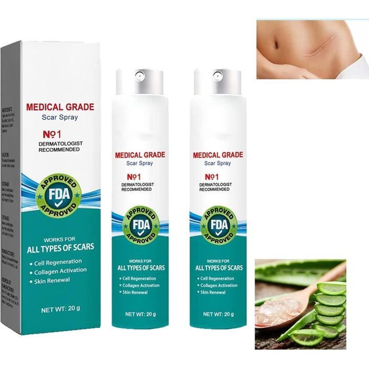 Advanced Scar Spray,Scar Remove Advanced Scar Spray for All Types of ...