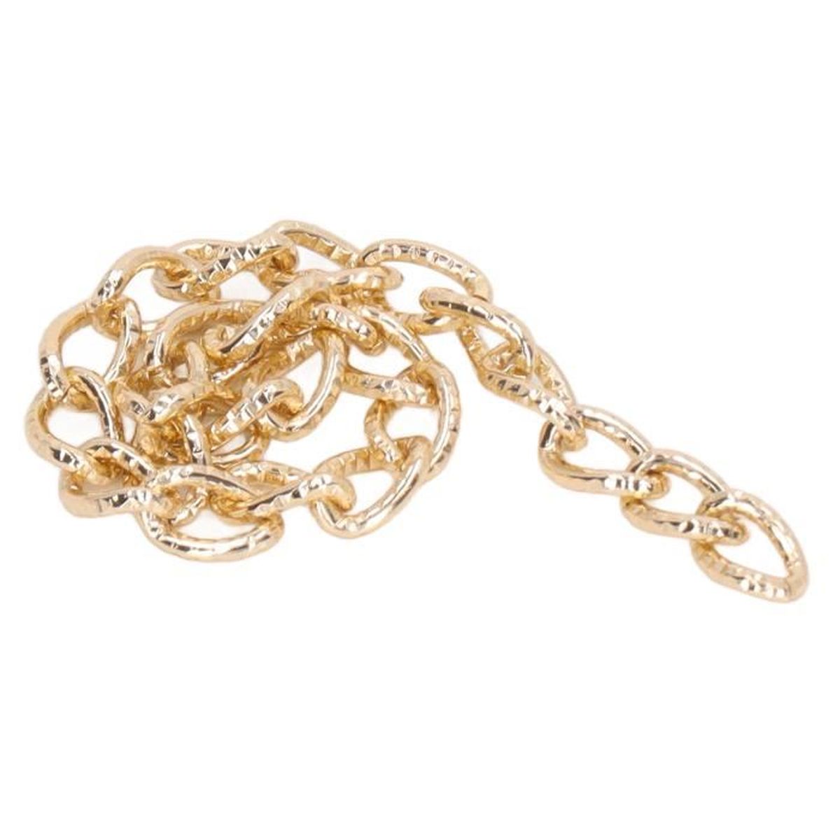 HURRISE chaîne de fabrication de bijoux Chaînes gourmettes en aluminium ...