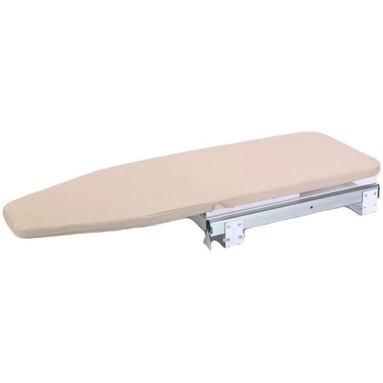 Table à repasser pliante en bois avec tiroir rotatif à 90° et housse ...