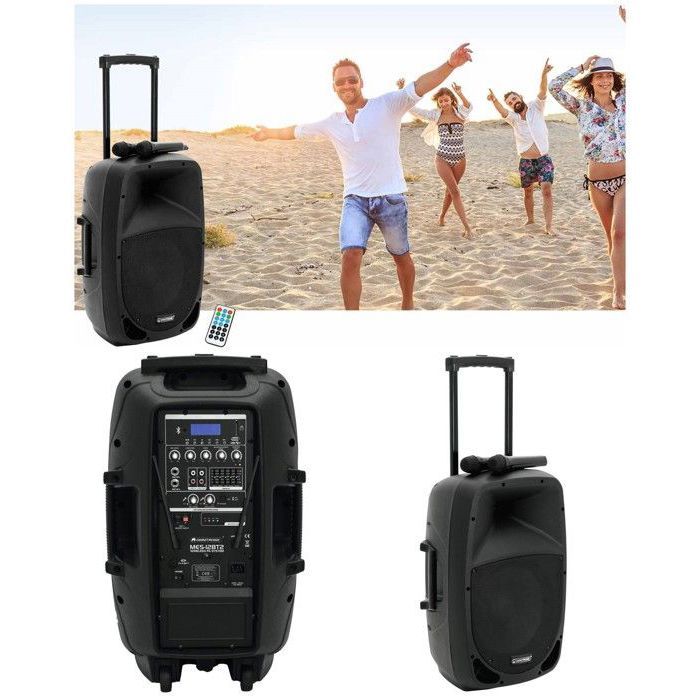 Enceinte Sono Pro Portable - OMNITRONIC - 450W RMS - Bluetooth - 2 ...