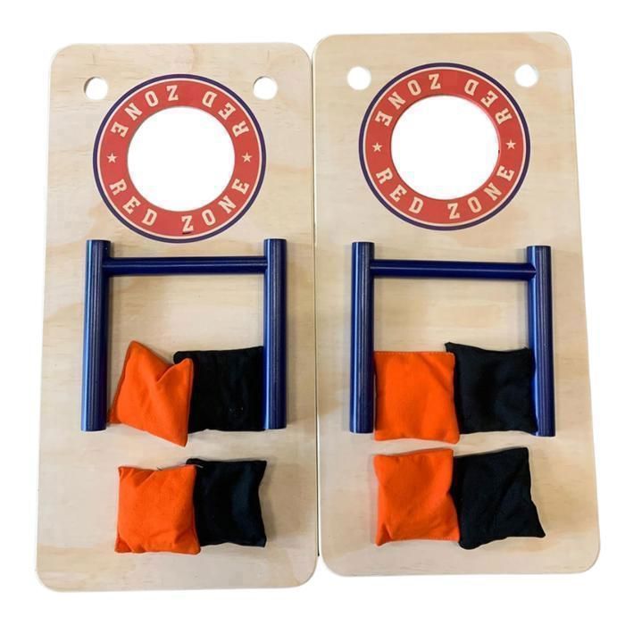 Mini Set de Cornhole – 60x30 cm – Jeu d’Adresse Extérieur – Style Red ...