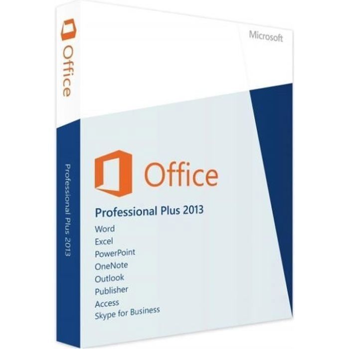 Microsoft Office 2013 Professionnel Plus (Professional Plus) - Clé ...