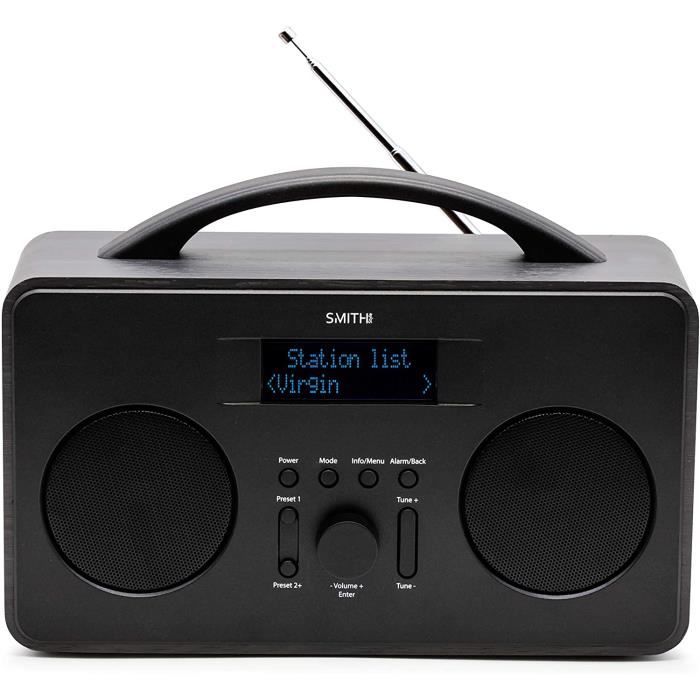 Coppice Radio numérique DAB+ FM DAB avec écran LCD de 2,8" \u2013 Radio ...