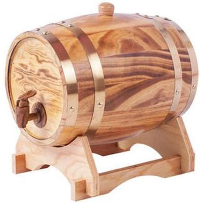 Distributeur de Baril de Baril de vin en Bois 10L, pour Le Stockage de ...