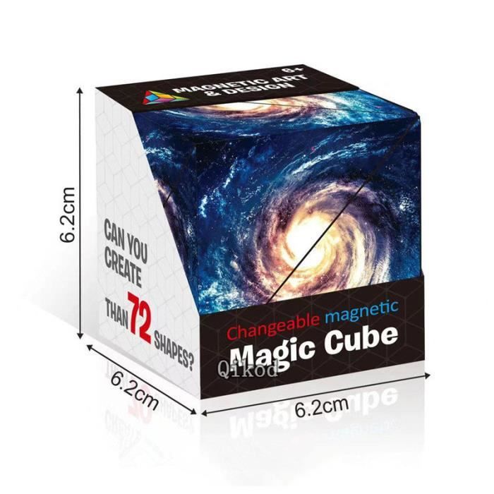 Cube 5 - Cube magique magnétique géométrique variable, Anti Stress ...