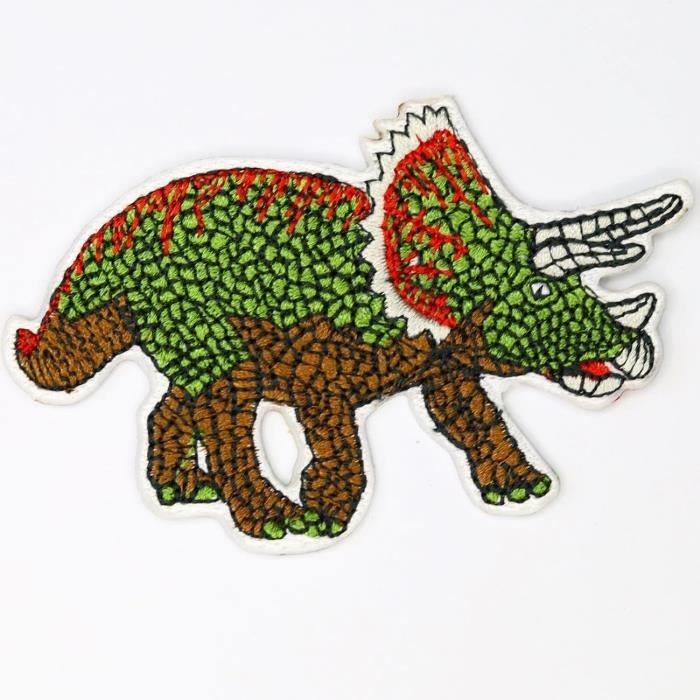 Patch Thermocollant Dinosaure Triceratops - Images de Dinosaures pour Vêtements Enfants ...