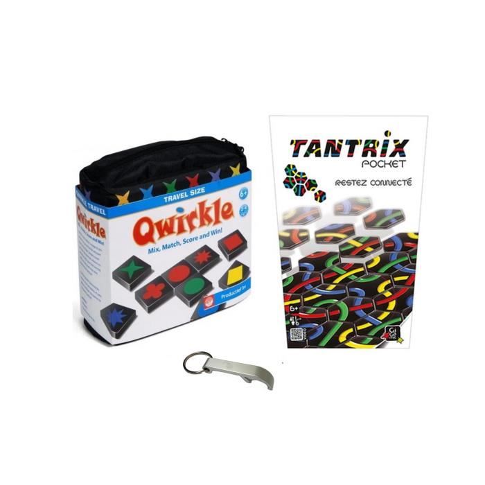 Lot Qwirkle Voyage + Tantrix Pocket + 1 Décapsuleur Blumie (Tantrix ...
