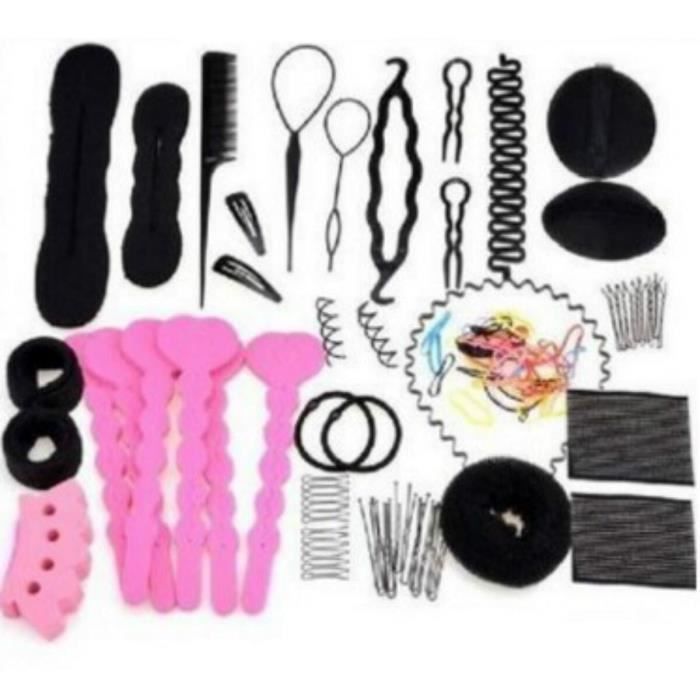 Accessoires De Coiffure, Hair Styling Set D'Outils De Coiffure Cheveux ...
