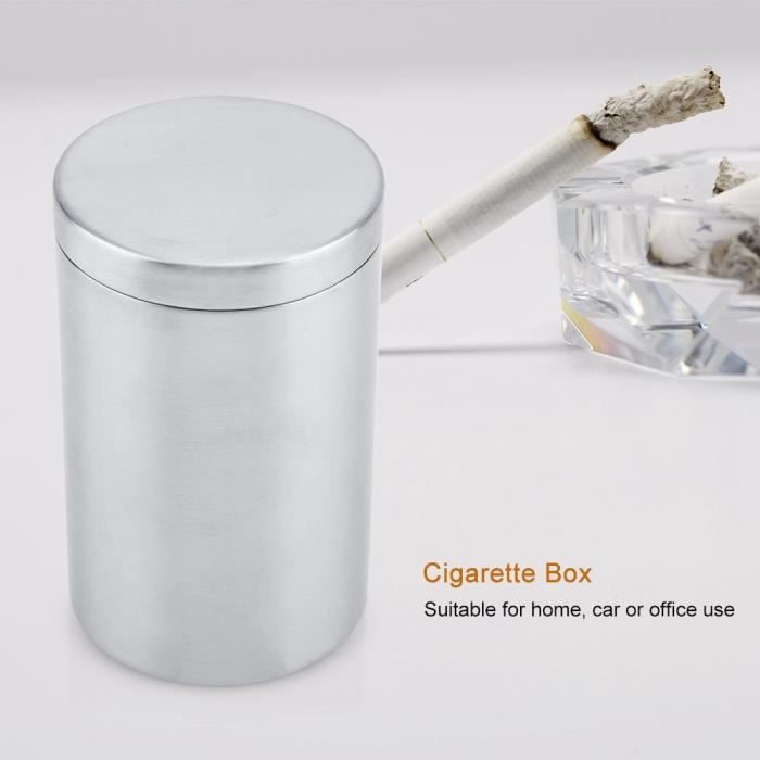 Boîte de rangement pour cigarettes Boîte à cigarettes en métal Boîte à ...