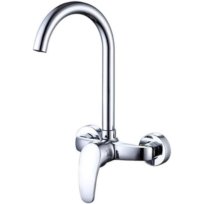 Robinet Cuisine Évier Mélangeur Taps Poignée Simple Poignée Ronde 360 ...