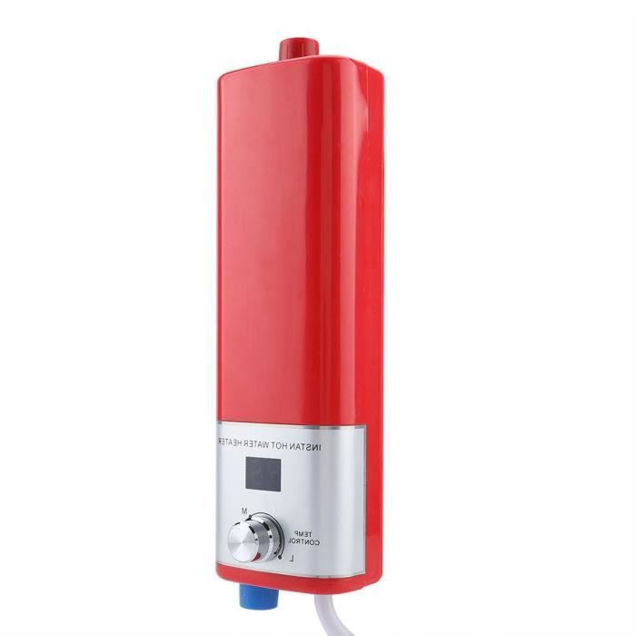 Fdit chauffe-eau sans réservoir 5500W 220V Mini Chauffe-Eau Intelligent Instantané Installation ...