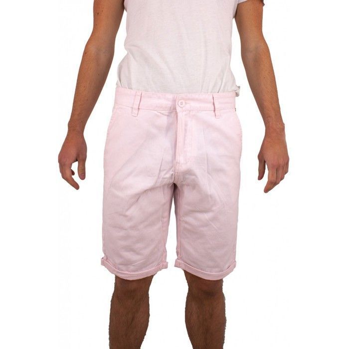 Torrente Couture Bermuda revers chino Basic Rose Homme Rose - Cdiscount ...