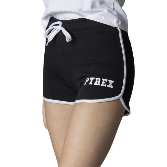PYREX Shorts Femme Noir Coton GR66686 Noir - Cdiscount Prêt-à-Porter