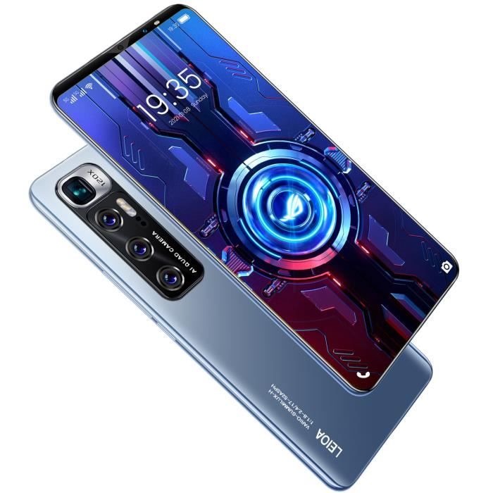 Téléphone portable M10 Plus 5G 6,1'' Écran 512Go 48MP Smartphone Gris ...