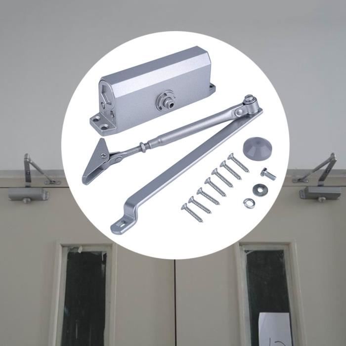 Ferme-Porte fermeture porte avec bras compas - Cdiscount Bricolage