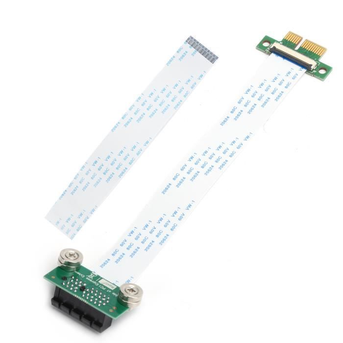 Qiilu adaptateur PCI ‑ E Modèle FPC de câble d'extension PCI ‑ E 1X ...