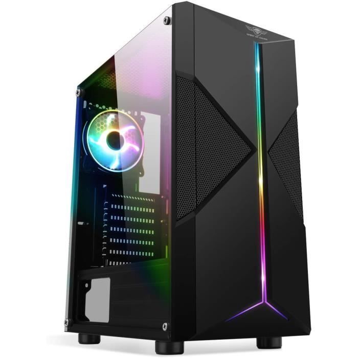 Clone Iii | Boitier Pc Gamer Rgb Noir | Compatible Atx-Matx-Itx | Moyen ...