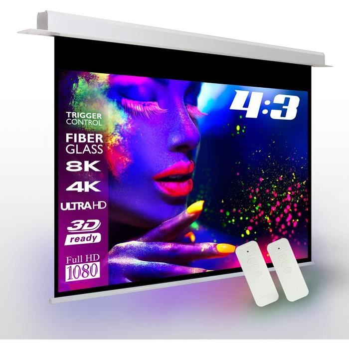 Expert Csx Écran De Plafond 224 X 168 Cm (110") 4:3 | Télécommande ...