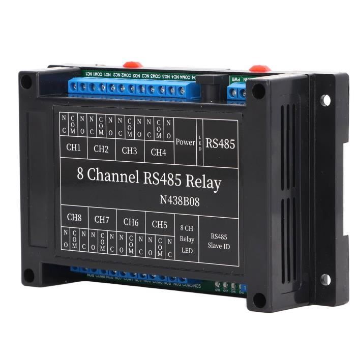 Sonew Commutateur De Module De Relais Module Relais 8 Canaux Rs485 Rtu