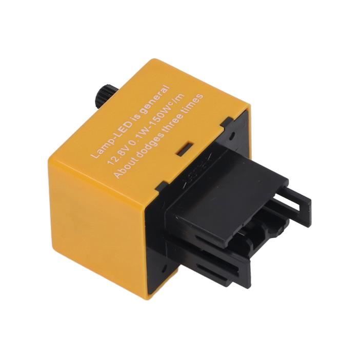 Tbest LED Flasher Relay Module, 12.8V ABS Electronic LED Flasher Relay ...