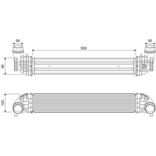 Intercooler, échangeur Opel astra k - VALEO - 818690 - Cdiscount Auto
