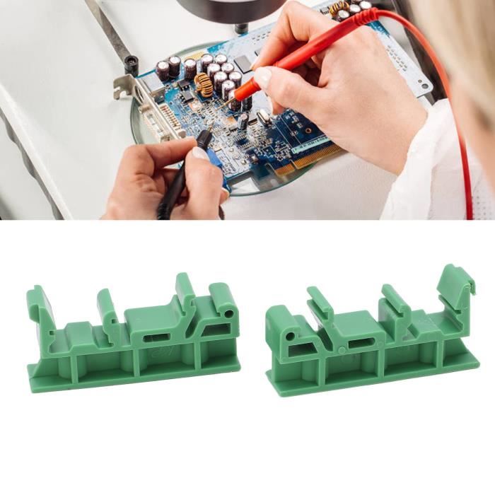 Support de montage PCB KPRH-175 - VGEBY - Montage sur rail DIN C45 ...
