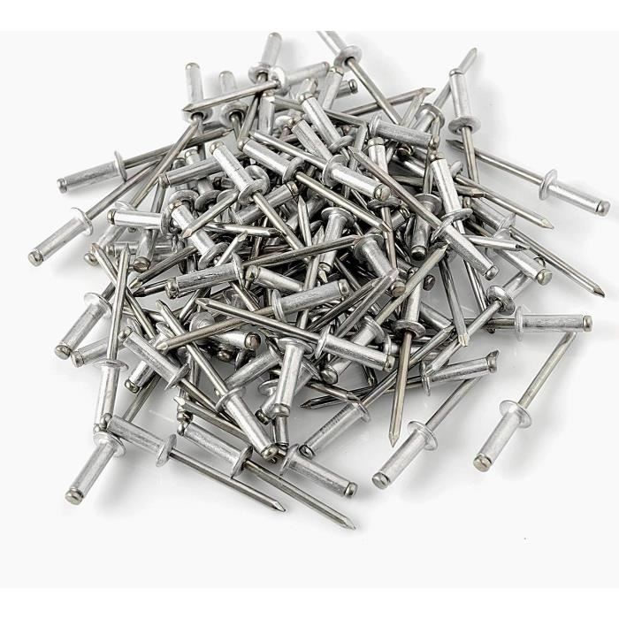 DOJA Industrial Rivets Aveugles Ø4,8 * 18mm Pack 250 Rivet POP en Alm ...
