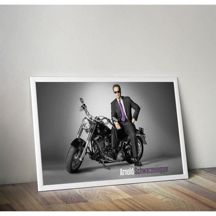 Poster arnold schwarzenegger Smoking terminator légende wall art - A4 ...