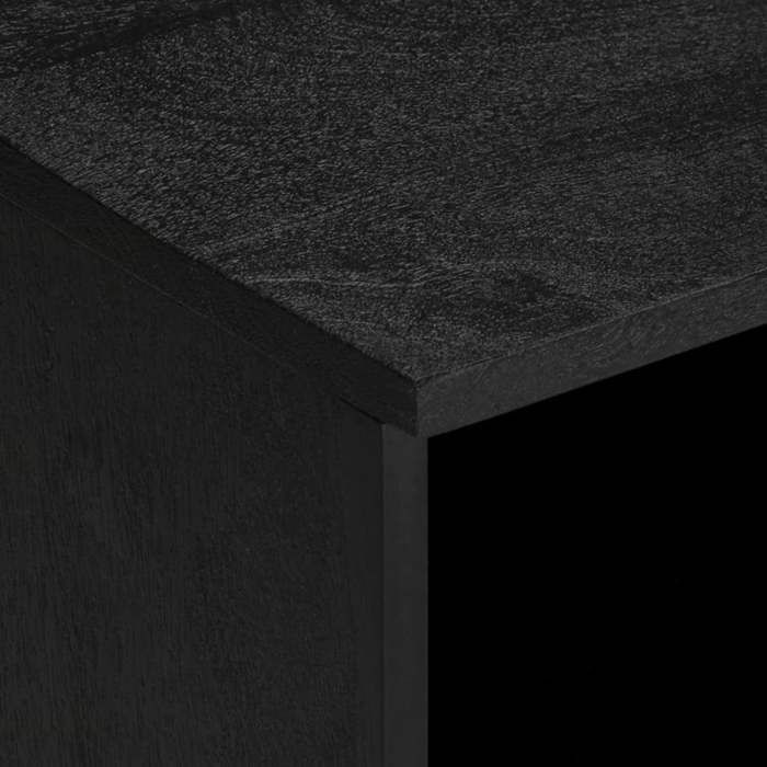 Moderne Meuble TV BURKE, TABLE TV/HIFI, noir 100x33x46 cm, bois d ...