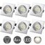 WOWATT Kit 6 Spots LED Encastrables GU10 6W - 6000K blanc froid avec Ampoules LED - Plafonnier ...