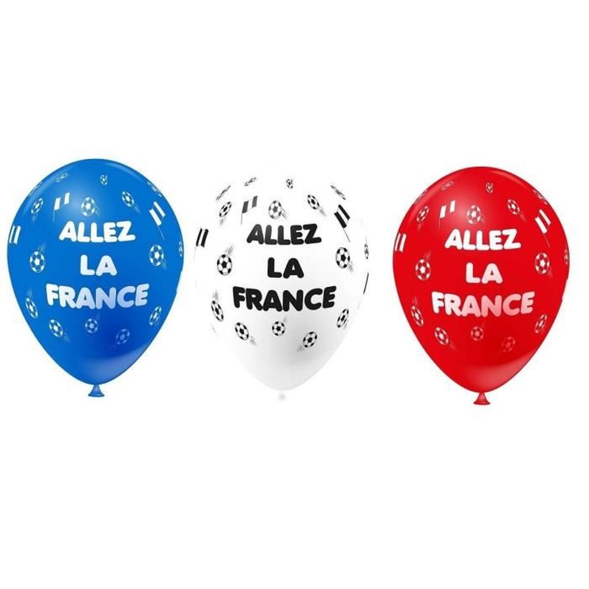 Ballon football France latex 30cm Made in France (x6) REF/45901 ...