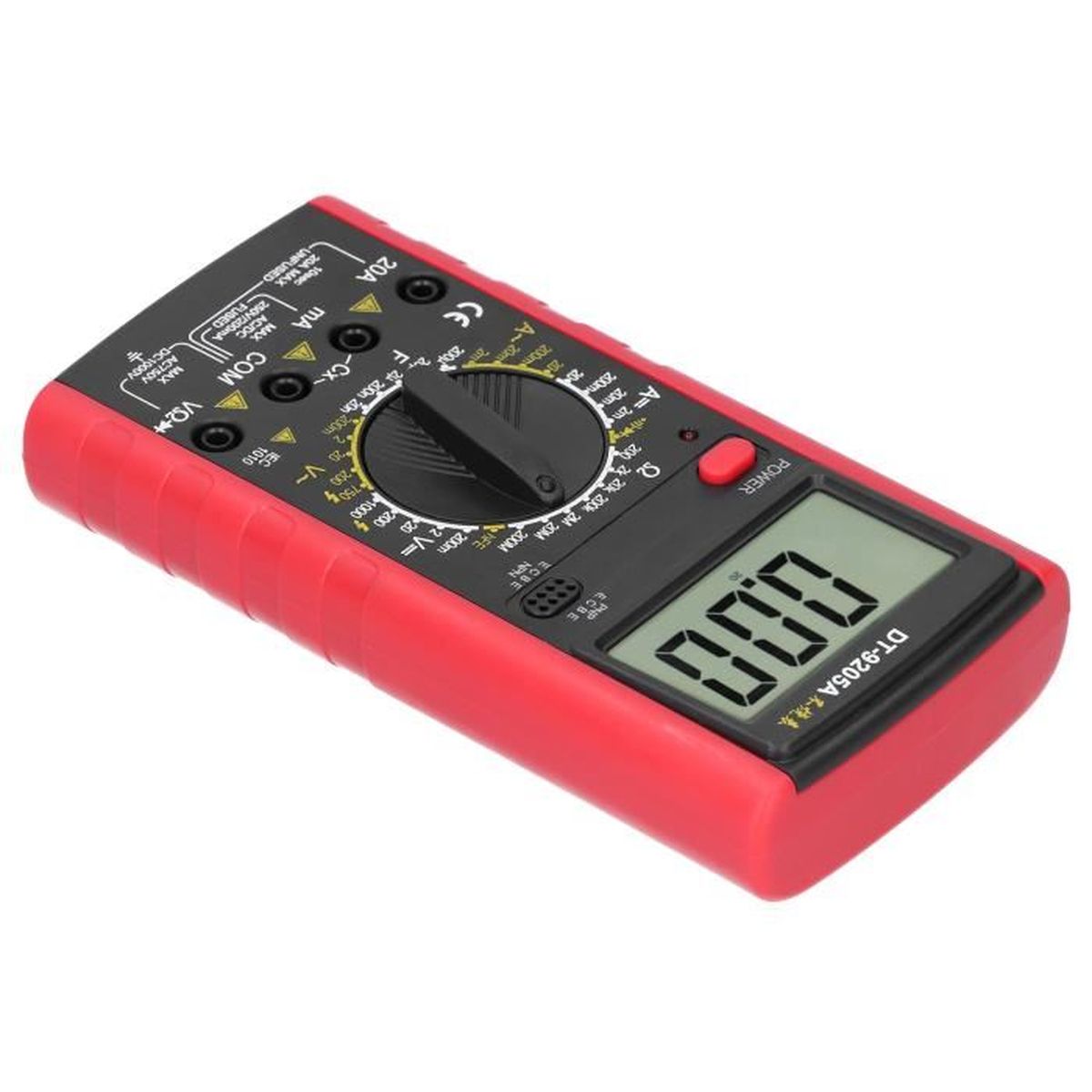 HURRISE multimètre AC / DC DT9205A multimètre numérique haute précision ...