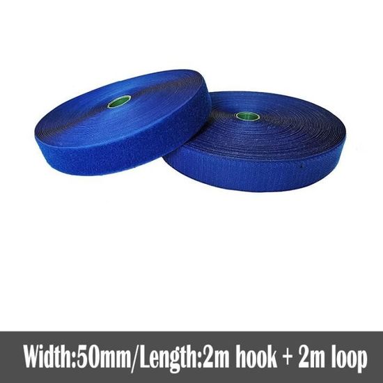 Feuillard,50mm largeur velcros aucun adhésif attache bâton vêtements ...