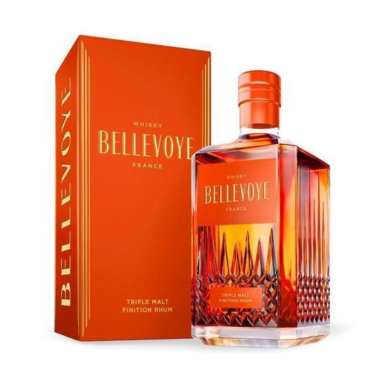 BELLEVOYE Orange - Whisky Triple Malt - Whisky Français Bellevoye - 40 ...